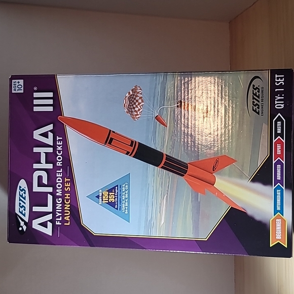 Estes | Toys | Nib Estes Alpha Iii Flying Model Rocket | Poshmark